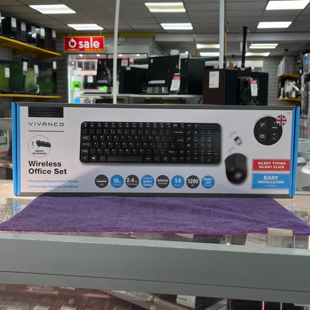 New IT-KB MS USB Wireless Keyboard & Mouse - Own4Less